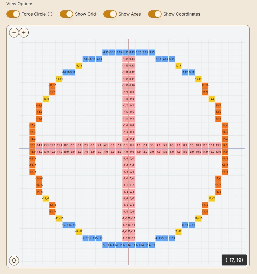 Minecraft Circle Generator | Free Circle, Ellipse & Oval Tool